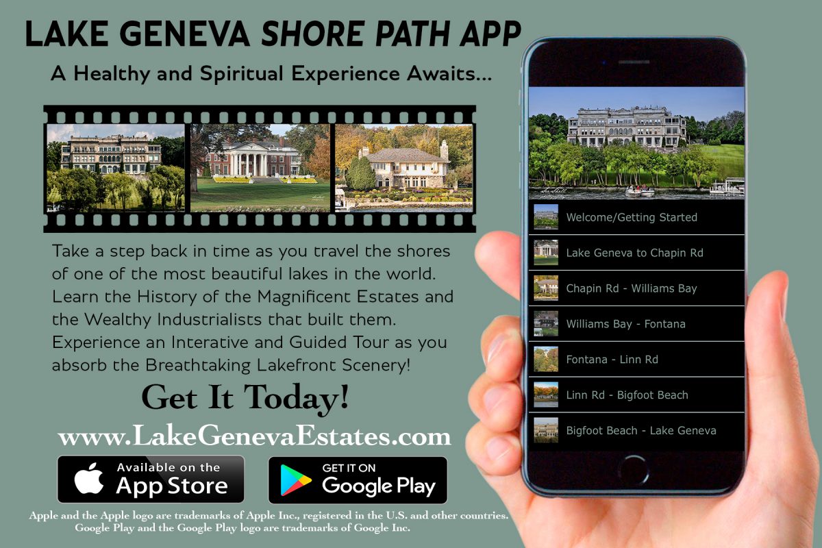 Lake Geneva Shore Path App | Geneva Lake Shore Path Map